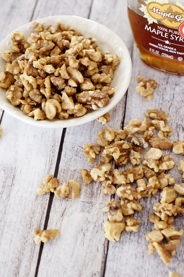 Pen + Paper Flowers: RECIPE | Maple-Infused Walnuts