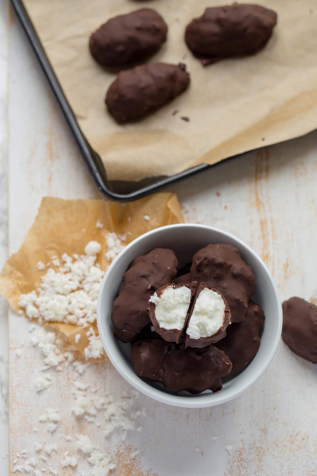 Bombones de coco - Tengo un horno y sé cómo usarlo