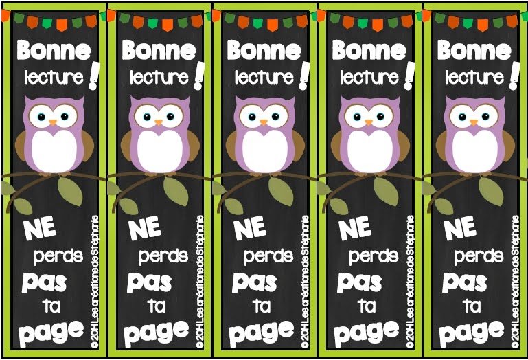 Les créations de Stéphanie: Des signets / Bookmarks [hibou]
