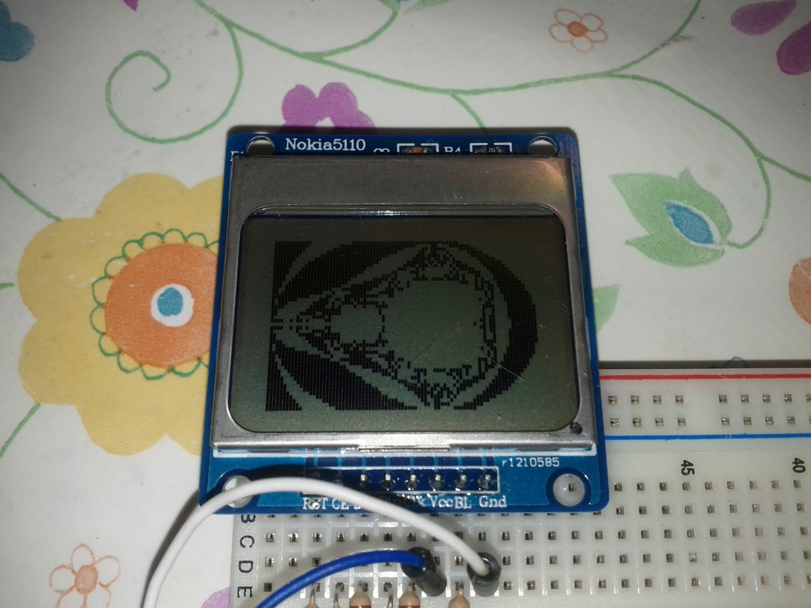 DHOB (IU5SGN): Arduino Uno + Display Nokia 5110 = Mandelbrot 48x84