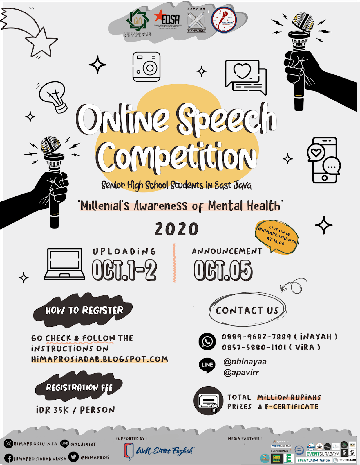 ONLINE SPEECH COMPETITION 2020