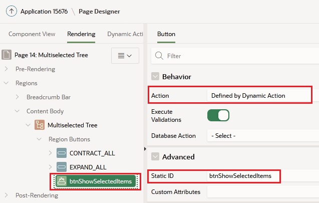 Oracle Apex Enable Multiselected Feature Of Oracle Apex Tree