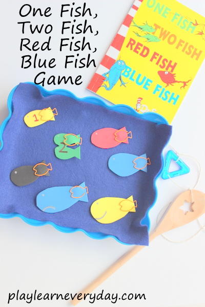 One Fish Two Fish Red Fish Blue Fish Activities