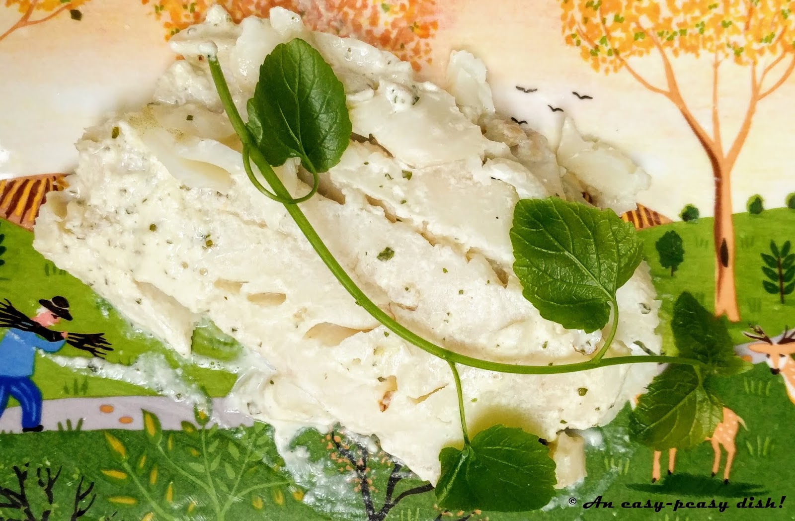 WHITE FISH WITH BRANDADE (Poisson blanc à la brandade) - Easy-peasy dish...