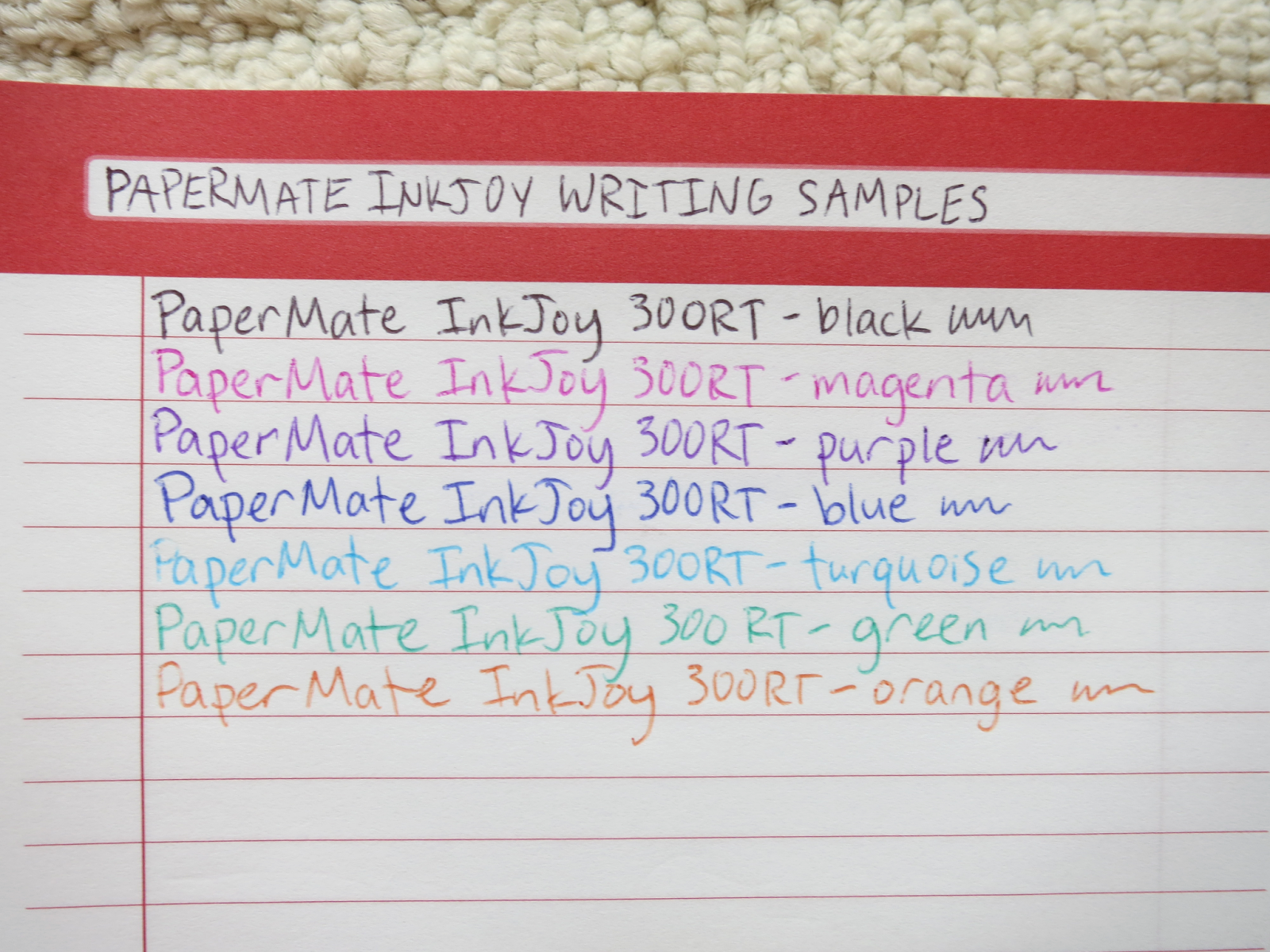 Our Journey in Journals: PaperMate InkJoy 300RT Ballpoint Pen Review ...