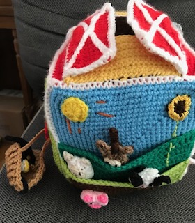 Craft Attic Resources: Busy Baby Box Farm Activity Cube Finished