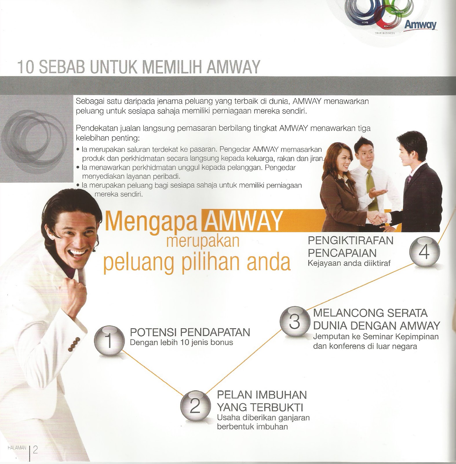 Taman Budi Dan Ilmu: Kelebihan Sebagai Member Amway