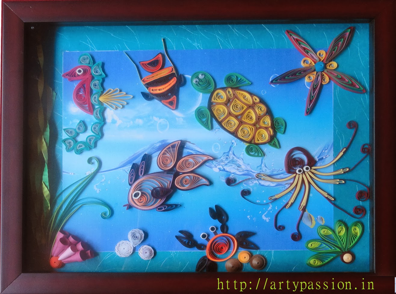 ArtyPassion Quilling Tea Bag folding and Calligraphy