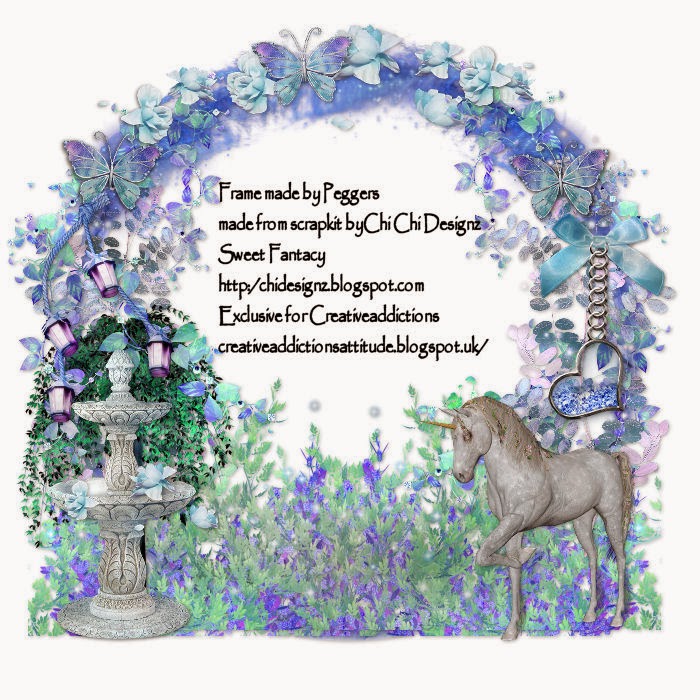 Creative Addictions Attitude: Spring Cluster Frames