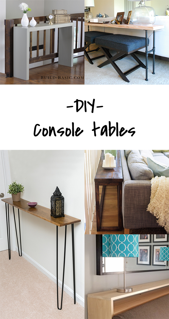 5 DIY to Try # Console tables