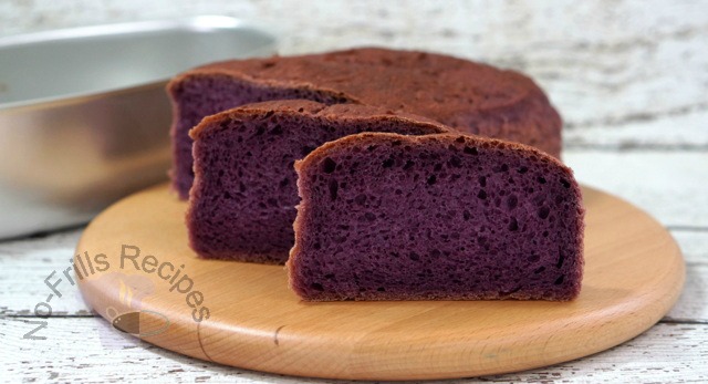 Purple sweet potato bread ~ 紫色番薯面包.