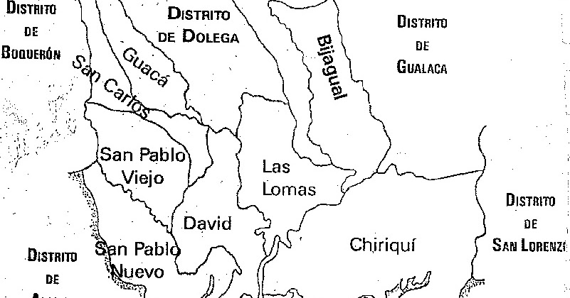 El baúl del historiador: Corregimiento de David Este, detalles ...
