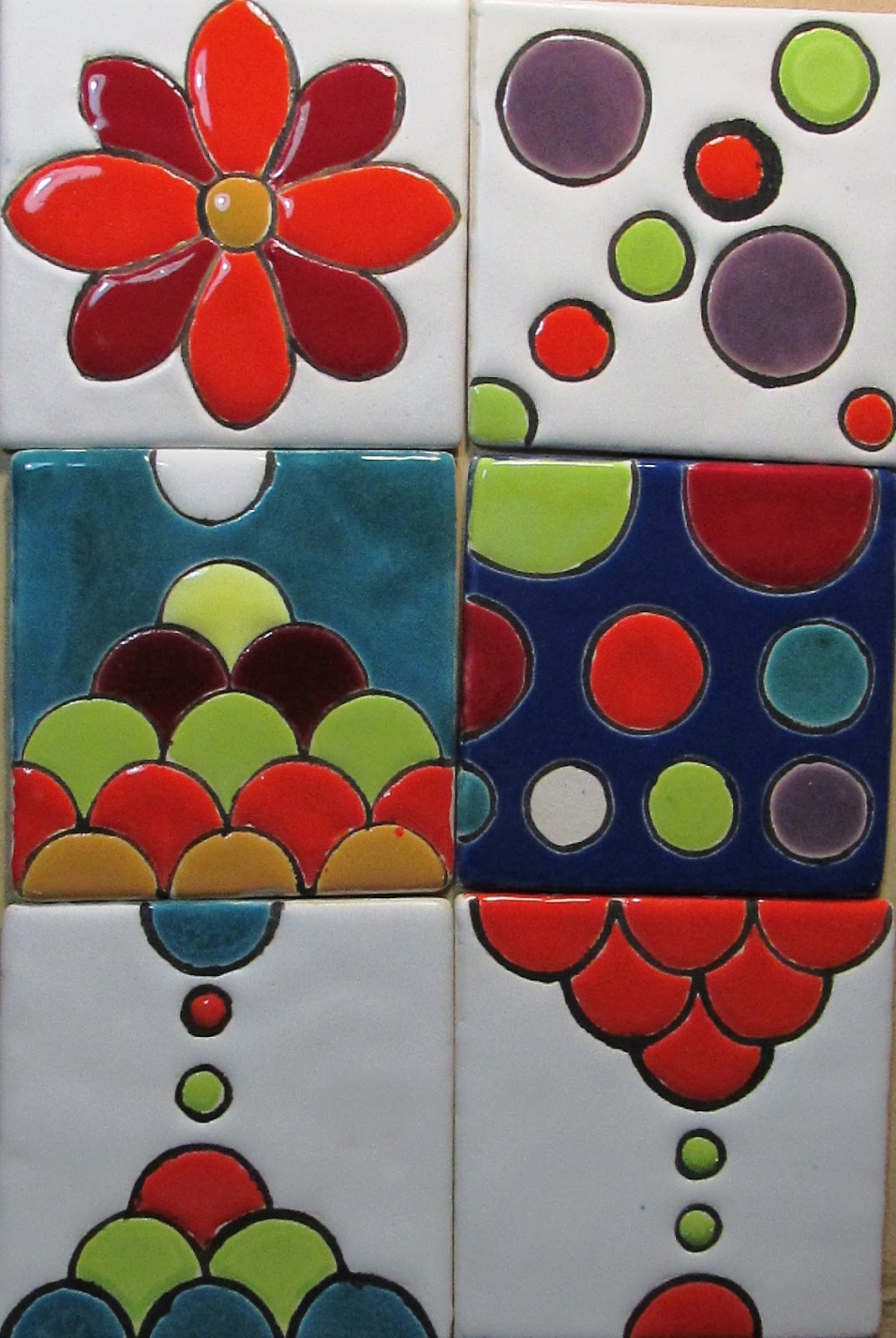 Azulejos con Arte: AZULEJOS ARTESANALES DECORADOS. 10X10CM