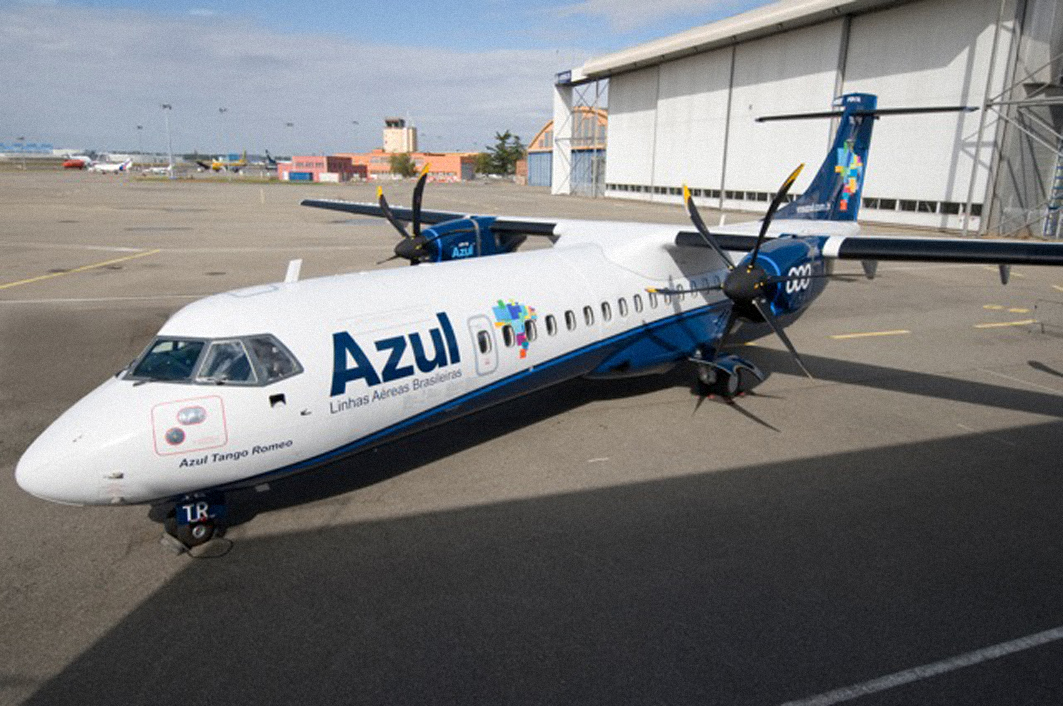 AEROSPACEBRASIL: Azul Linhas Aéreas recebe o seu sétimo ATR 72-600