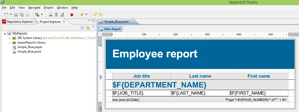 Oracle SOA / Java blog: JasperReports: Quickly generate and customize ...