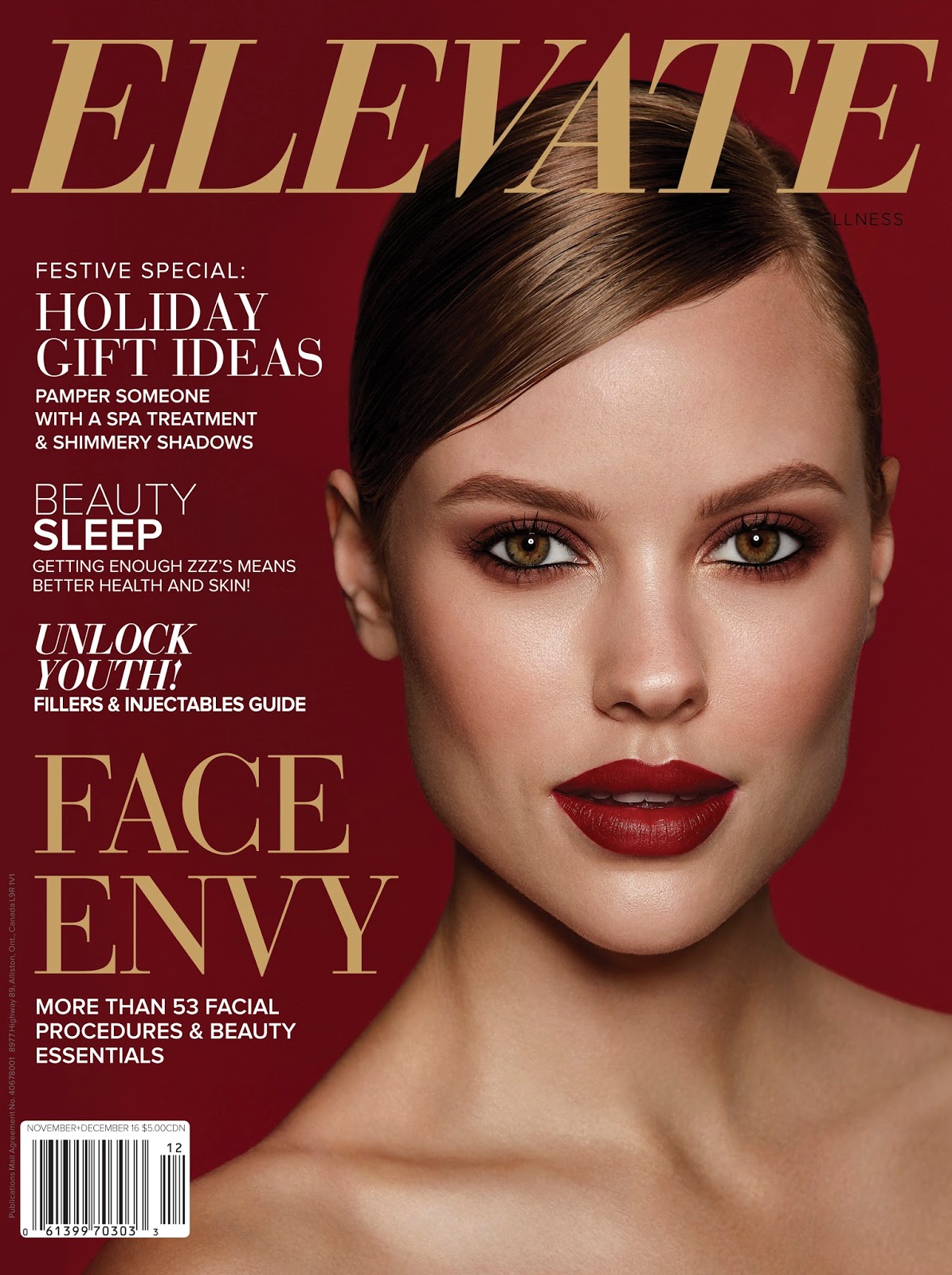 ELITE MODEL MANAGEMENT TORONTO : #covers Emily Bishop for Elevate Magazine!