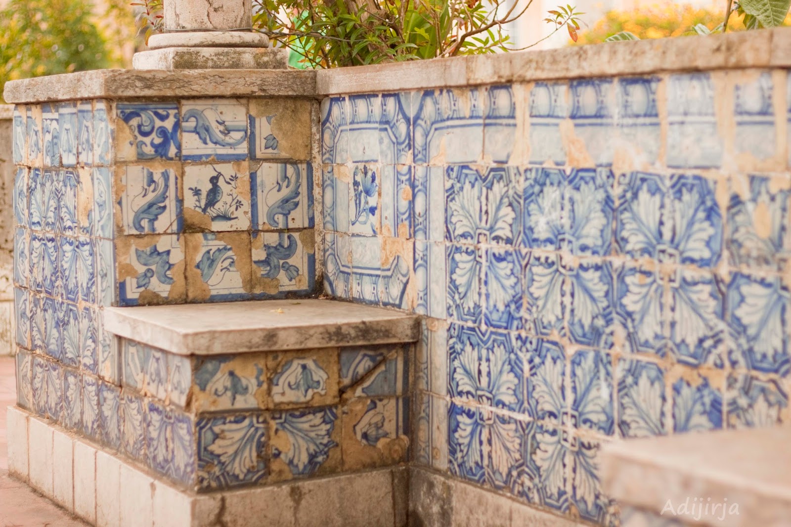 Piedras Blancas: Lisboa. Azulejos y el Mirador de Santa Lucía.