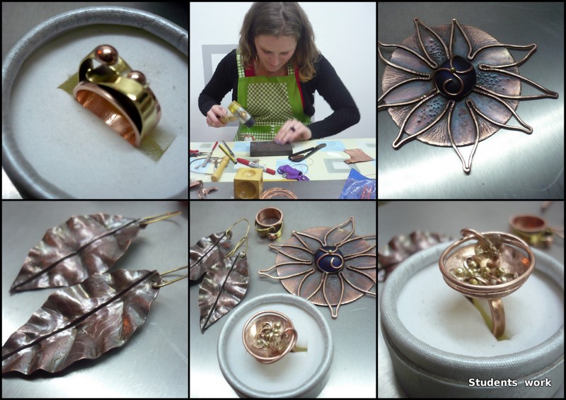 Art jewelry by KSANDRA: Radionica za izradu nakita od bakra, mesinga i ...