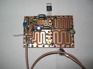 Amplifier 10mWatt - 6Watt Profline (MicroStripline BFR91 BFR96 2SC1971 ...