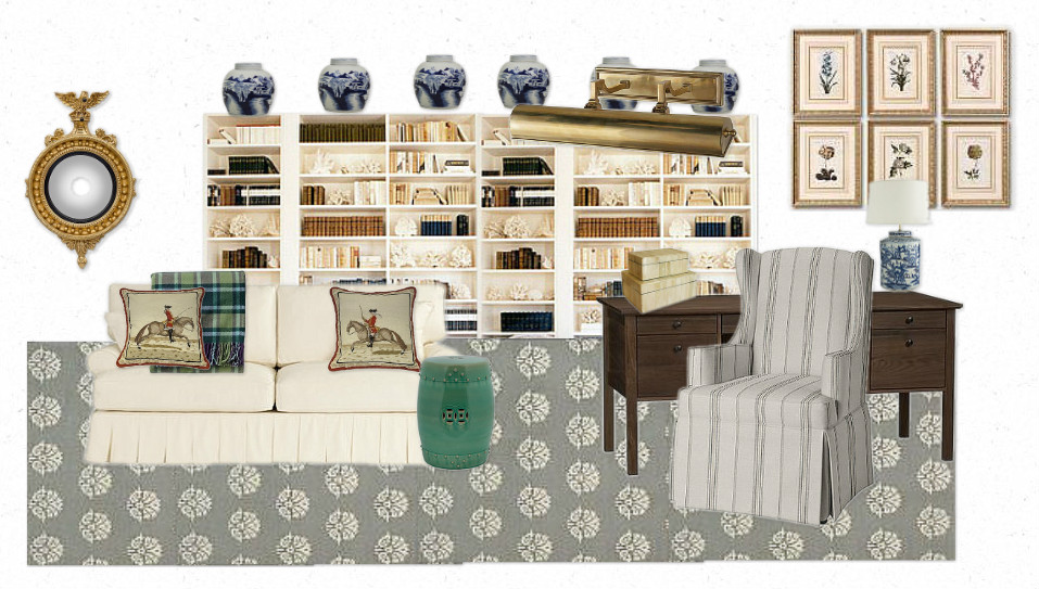 Moodboard Monday: Fresh Library - Furnishing Interior Design