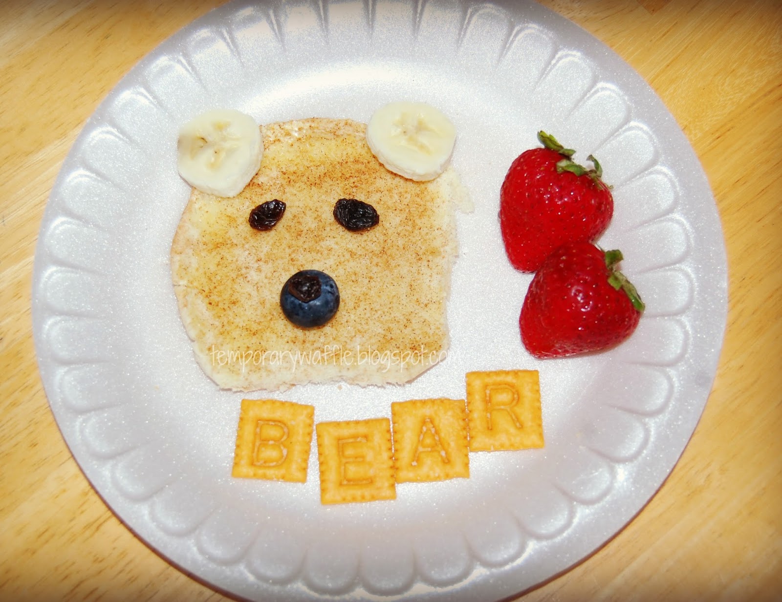 Temporary Waffle: Beary Book Day+Bear Food