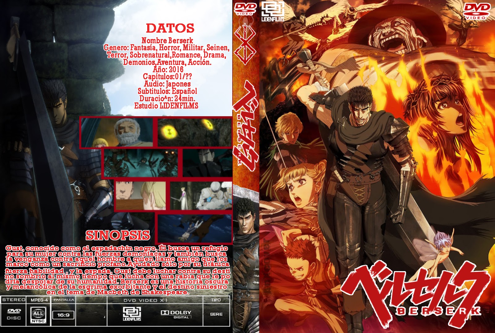 Berserk 2016 - AnimeXcover