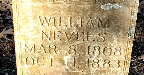 The Sweet Land of Liberty: William Nevels – Gone but not Forgotten