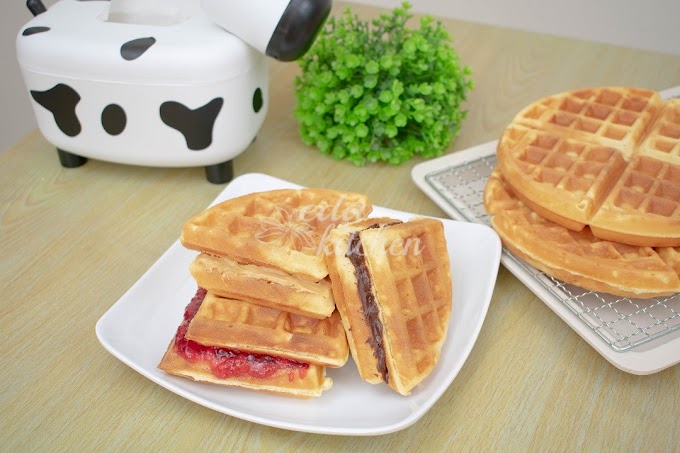 Resepi Waffle Rangup, Ringan Dan Gebu | Street Food Waffle Recipe