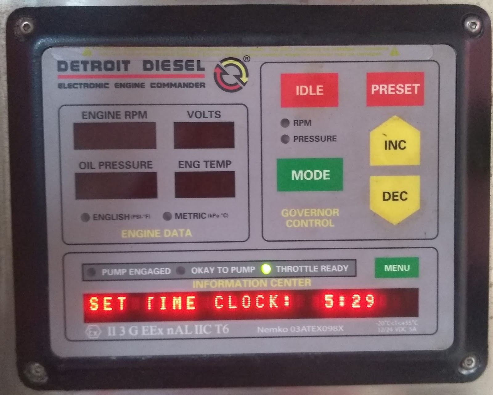 Operating the Detroit Diesel Electronic Engine Commander (EEC) - Blog ...