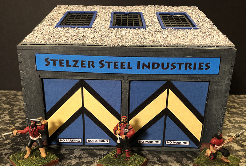 Lead Legionaries: 28mm Sarissa MDF Factory #2 Completed!