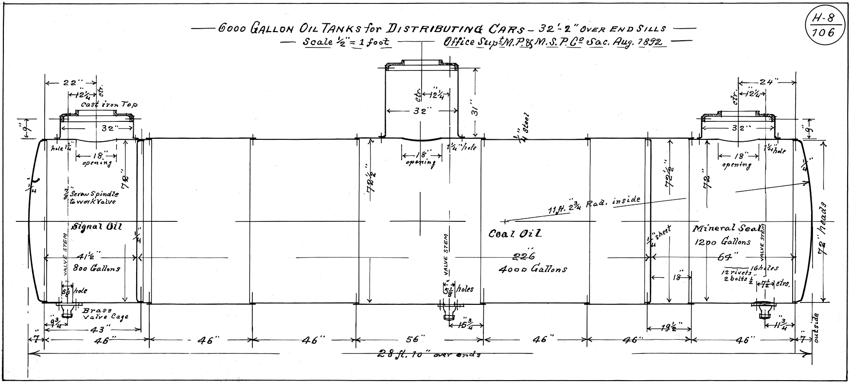 modeling the SP: An SP company-service tank car