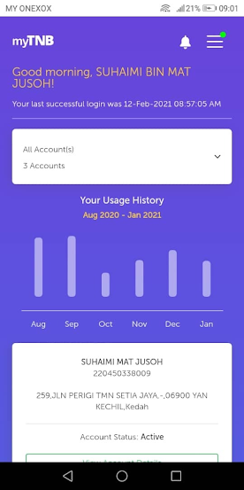 myTNB online: CARA MEMOHON BEKALAN ONLINE