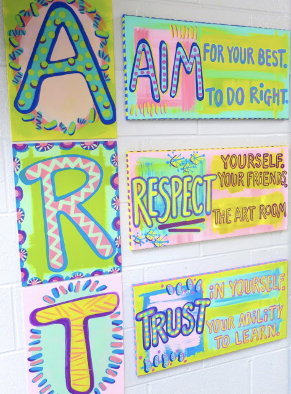 Cassie Stephens: In the Art Room: ART ROOM RULES!