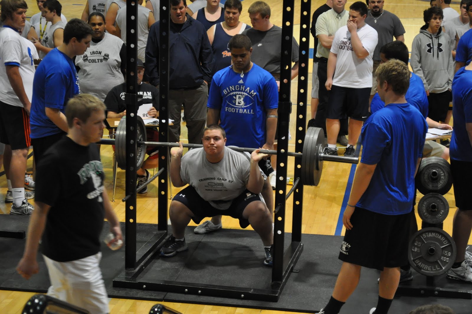 All about the Aldridges: Ty's Squats at Weight Lifting Competition