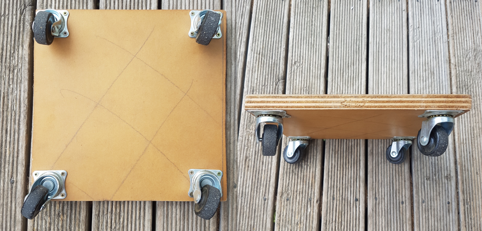 Enthusiastic Amateur: Rolling board/sliding board