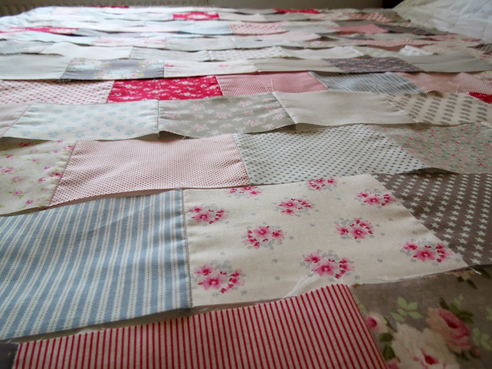 How I made my Tilda Brick Quilt | A Little Happy Place