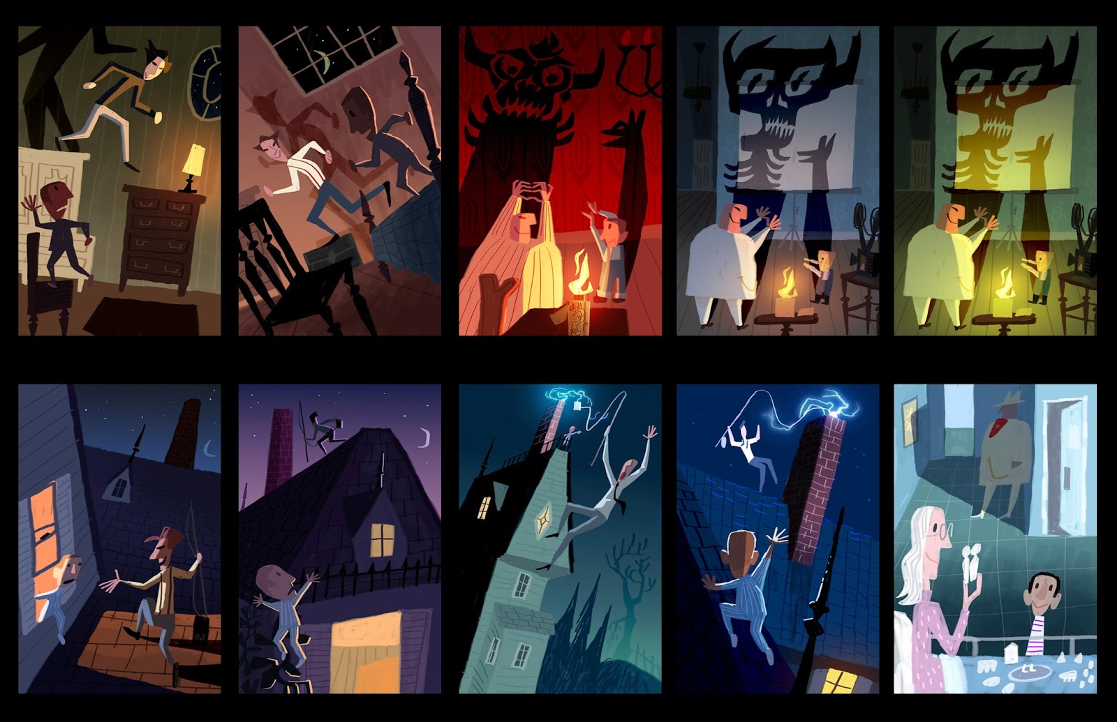 Here is some of the work I did for Henry Selick's cancelled project ...