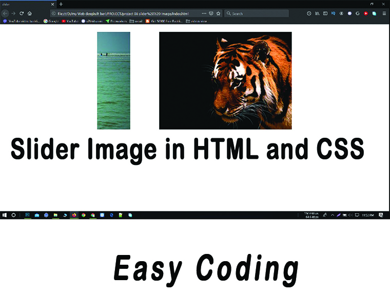 How to Create An Image Slider in HTML and CSS as Step Step - Easy web ...