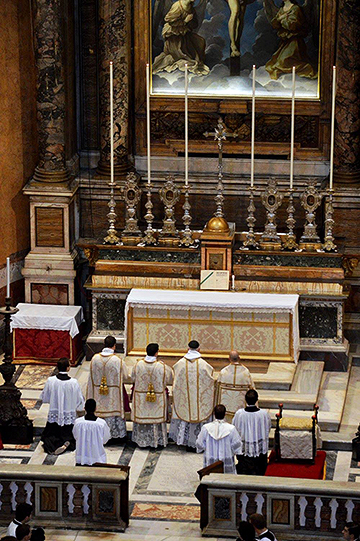 CATHOLICVS: Santa Misa Tridentina Pontifical oficiada por el Abad de ...