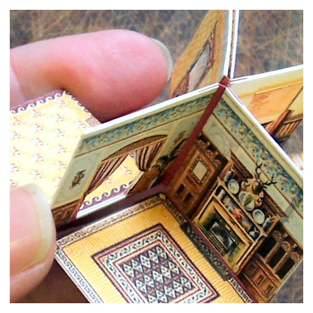 Miniature Folding Doll House Papercraft | Paperized Crafts
