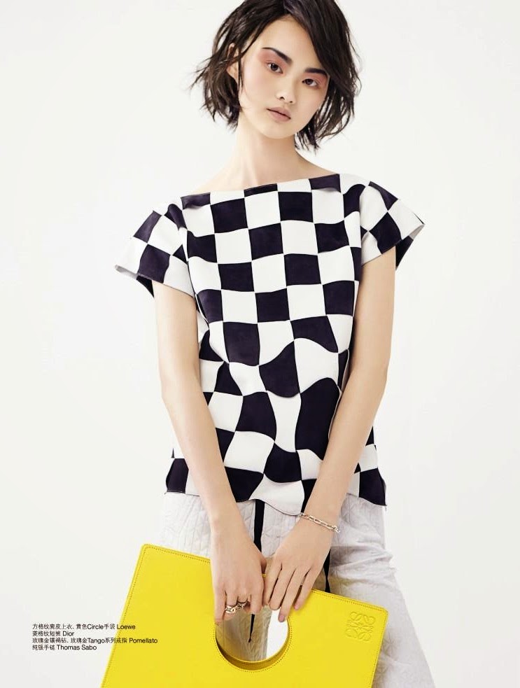 ASIAN MODELS BLOG: EDITORIAL: Cong He in L'Officiel China, May 2015