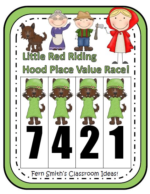 Place Value Race Math Center Game Activities - Fern Smith's Classroom ...