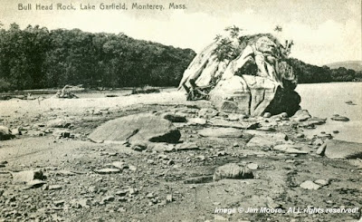 Bull Head Rock from an early 1900's postcard