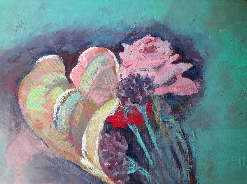 Zentos tapyba. : 2020 tapyba akrilu. Painting on acrylic