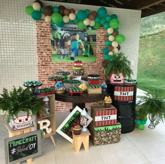 50 ideas para fiesta Minecraft