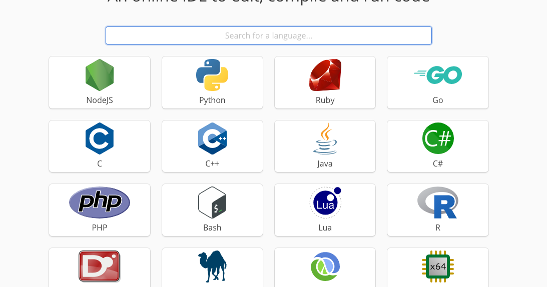 myCompiler, web para practicar código en diversos lenguajes | CompuTekni