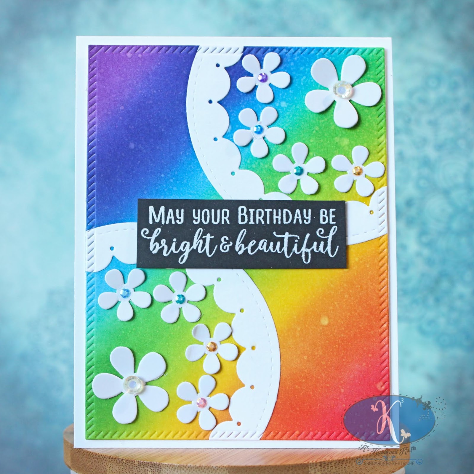 Bright Rainbow Birthday Card