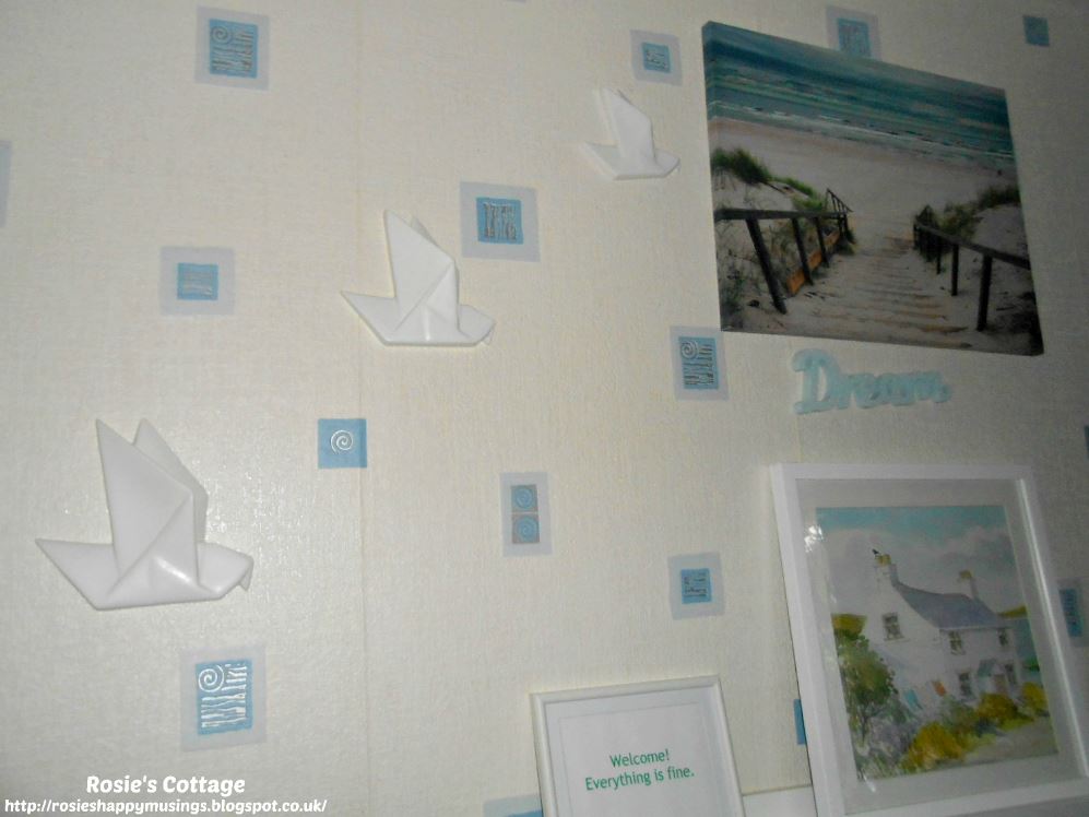 Rosie's Cottage: Origami birds in flight... The perfect addition to our ...