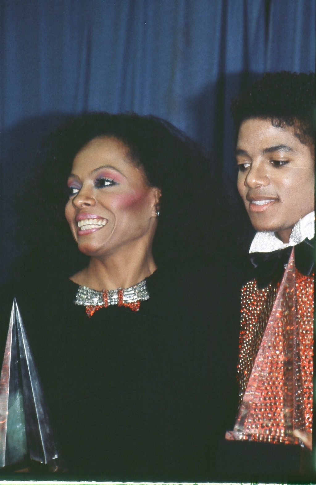 Michael Jackson Attending The 8th American Music Awards 1981