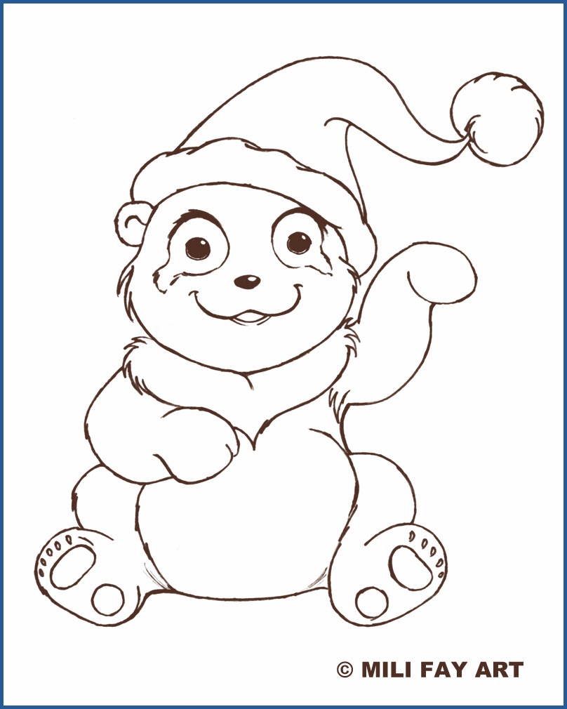 Mili Fay: An Artist's Struggle to Success: FREE COLOURING PAGE: HOLIDAY ...